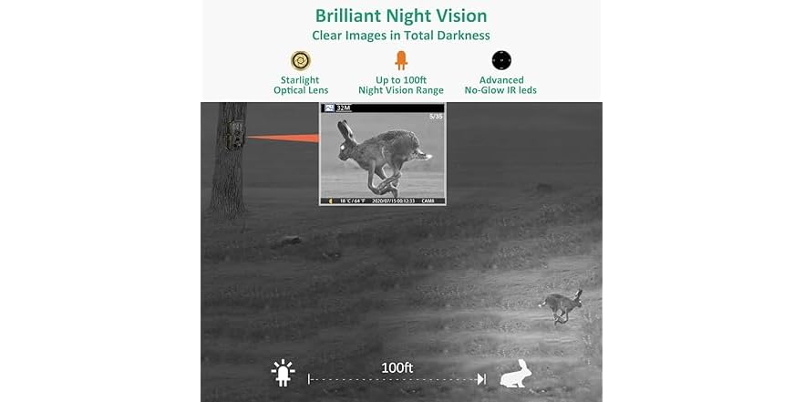 E8 Trail Camera WiFi 32MP