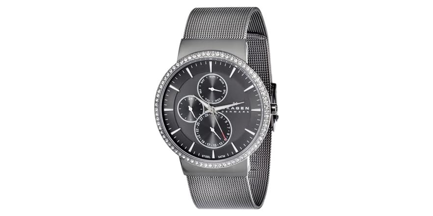 Women's Stainless Steel Grey Dial Watch