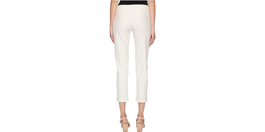 Slim Ankle Pant w/Yoke Waistband (S, Bone)