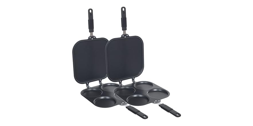 Deluxe Perfect Pancake Maker Pans - 2 Pk