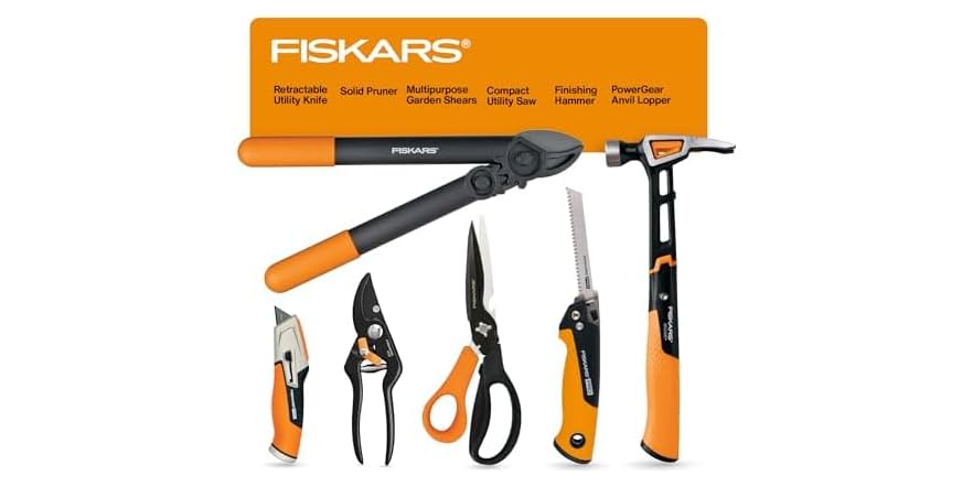 Fiskars Home Tool Kit 6pc
