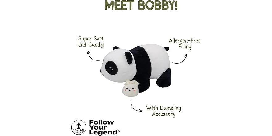 Follow Your Legend Bobby The Panda Plush