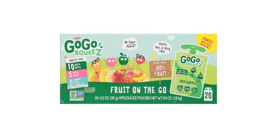 GoGo squeeZ Fruit on the Go Variety Pack