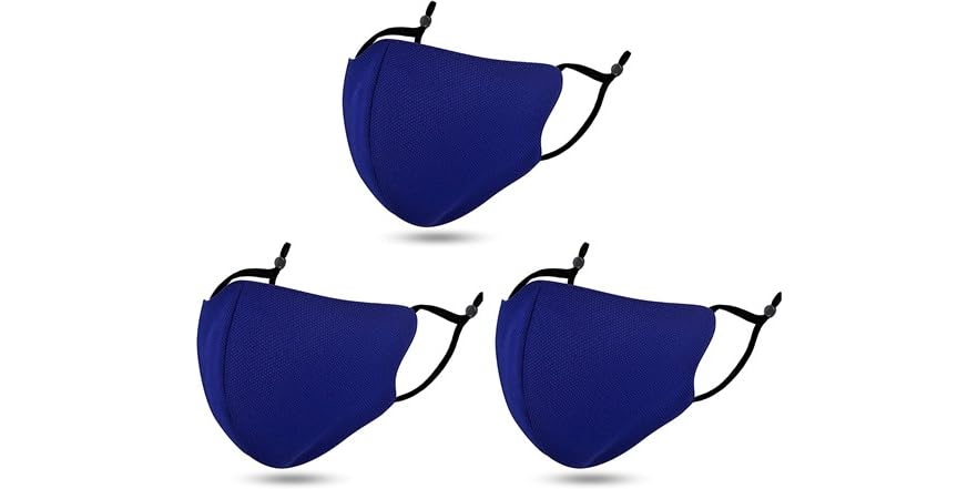 Breathable Cloth Face Masks (3-Pack)