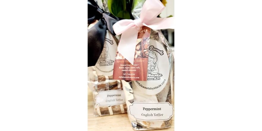 (2 Pack) Peppermint Toffee 10oz