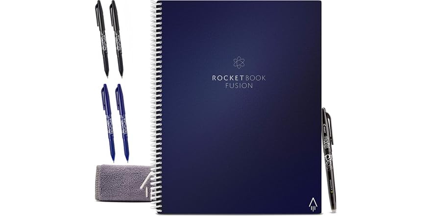 Rocketbook Fusion with Extra 4-Pack of Pens