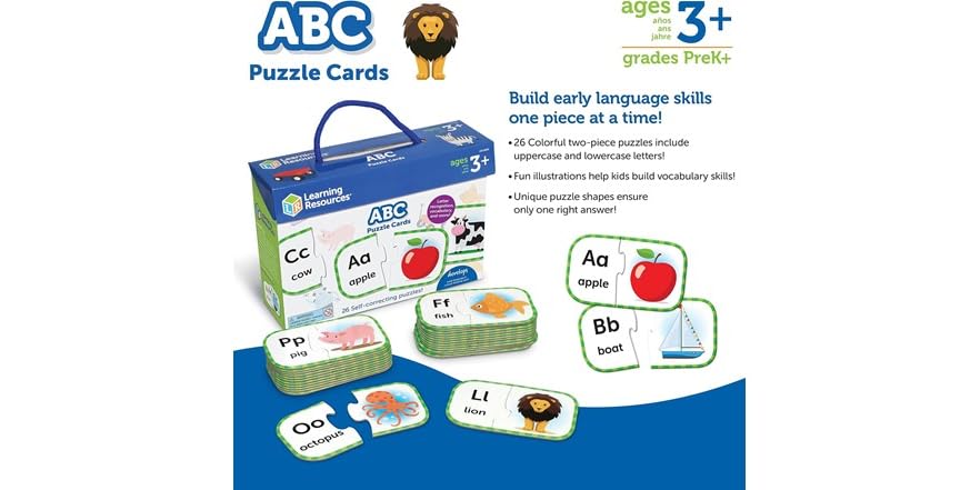Learning Resources ABC Puzzle Cards