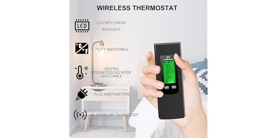 Nashone Wireless Thermostat Socket