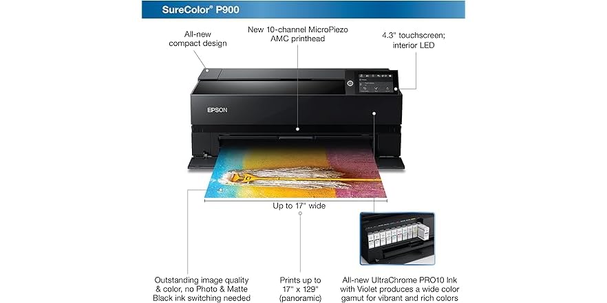 Epson SureColor P900 17" Photo Printer