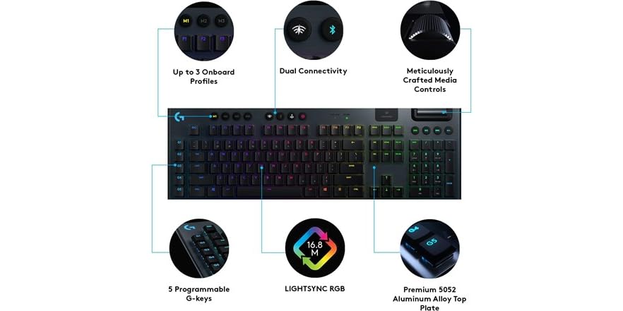 Logitech G915 Mechanical Gaming Keyboard (Open Box)