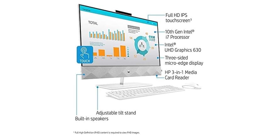 HP Pavilion TS AIO 27-d0072 Desktop (Open Box)