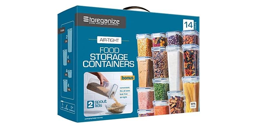 Airtight Storage Containers, 14Pc Set