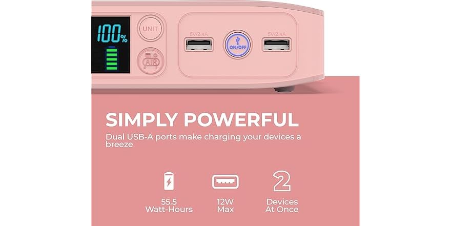 HALO Bolt Air+ 55500 Portable Powerbank & Car Battery Jump Starter