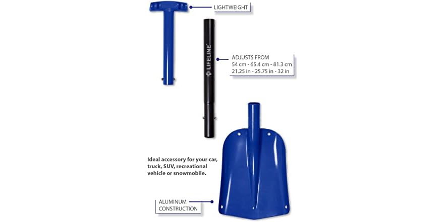 Lifeline 3 Piece Collapsible Utility Shovel