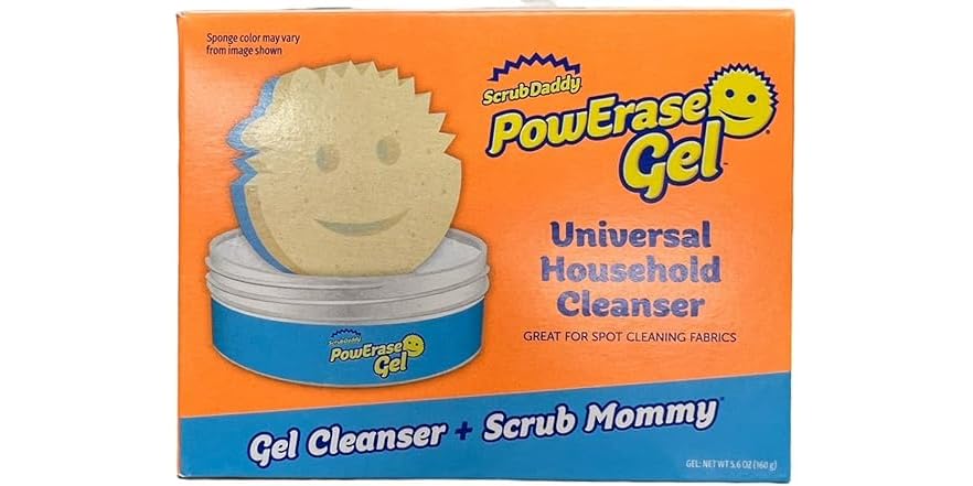 Scrub Daddy Power Erase Gel with Scrub Mommy Sponge