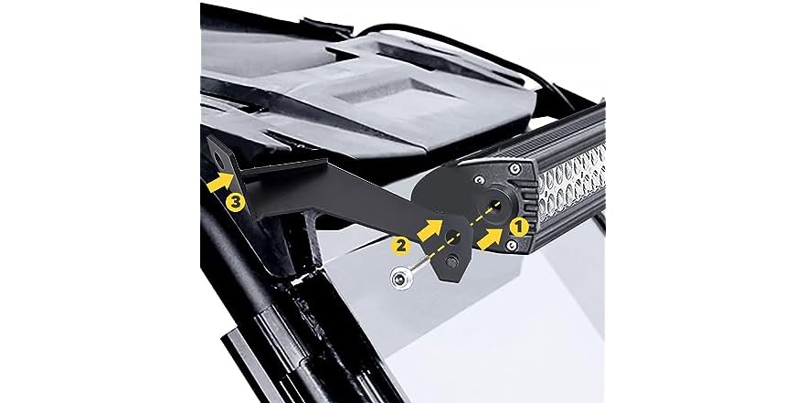 32" 180W Curved LED Light Bar Spot/Flood Combo