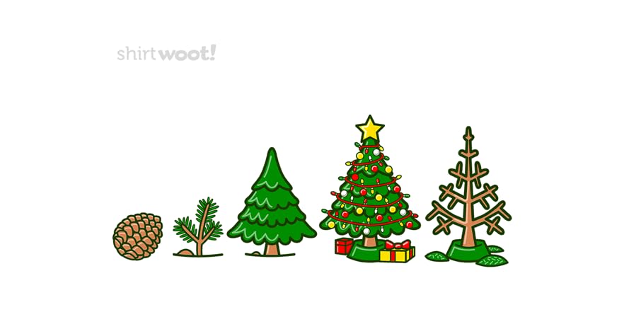 Evolution of a Christmas Tree