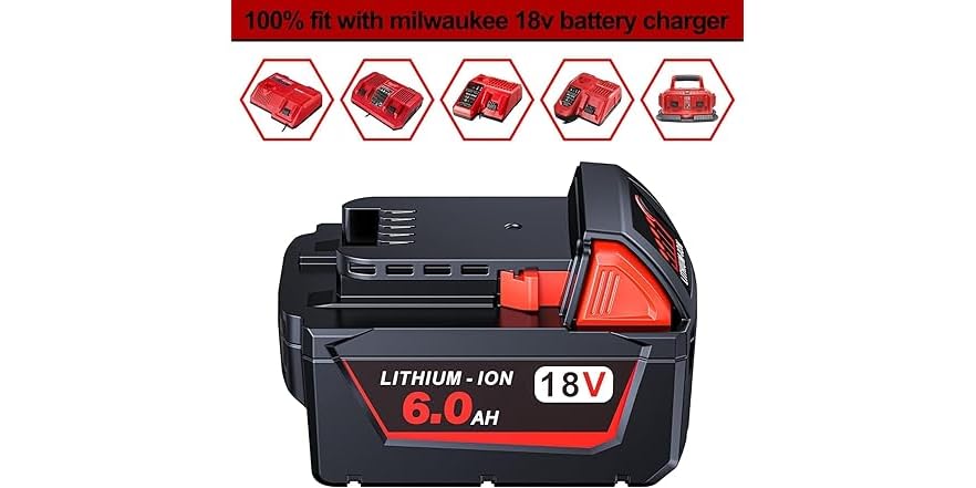 Simple Plus+ 2pk 18V 6.0Ah Replacement Batteries