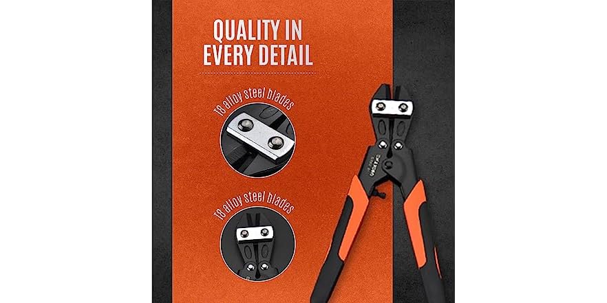 Wire Rope Bolt Cutter (8 inch Wire Cutter)