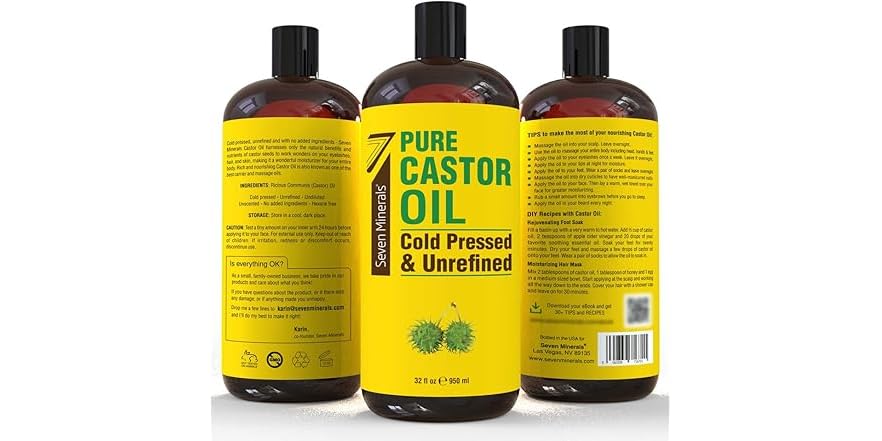 Pure Cold Pressed Castor Oil