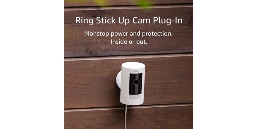 Like-New Ring Outdoor Stick Up Cam - 3rd Gen (2019 release) (1 Year ...