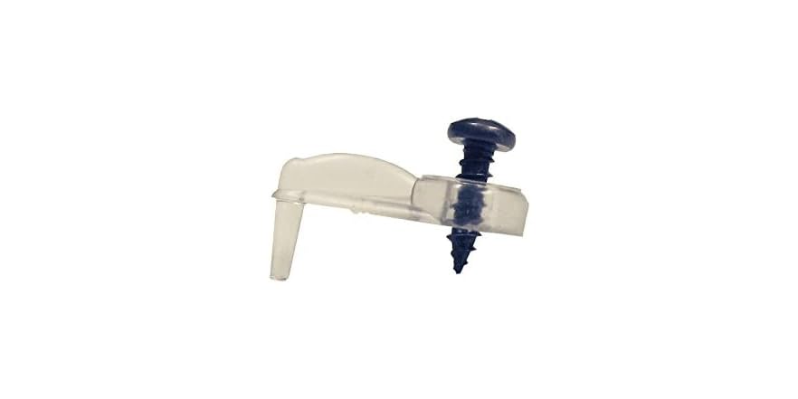 Glass Panel Clips 5/16" Offset Clear