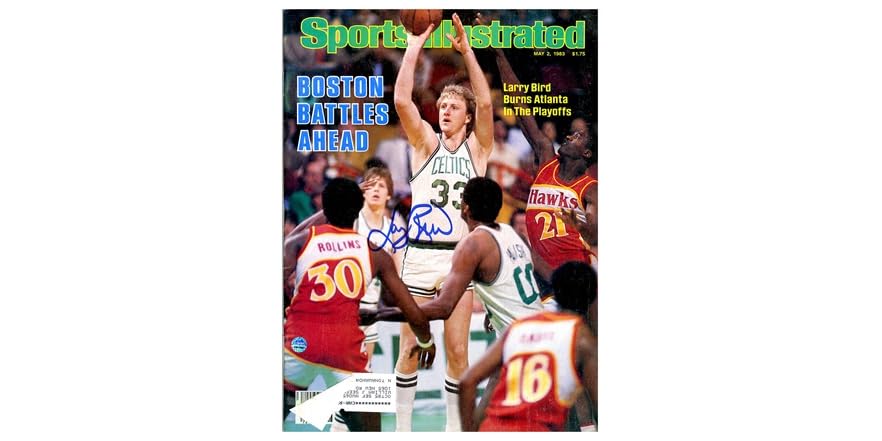 Larry Bird Signed 5/2/83 SI Magazine