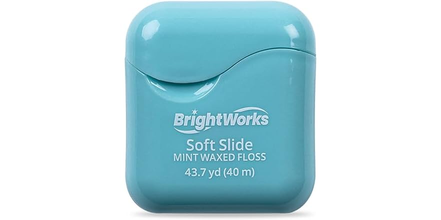 (4 Pack) Soft Slide Dental Floss, for Tight Spaces and Extra Comfort, 43.7 Yards