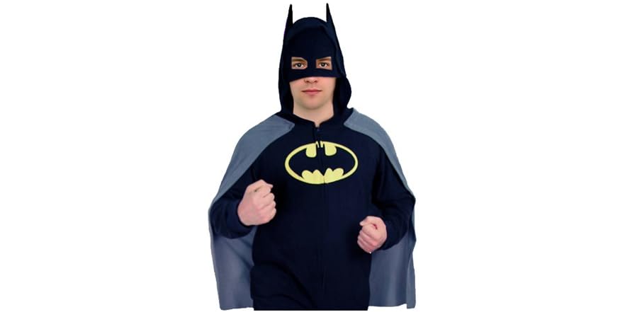 Batman Footed PJs with Hood