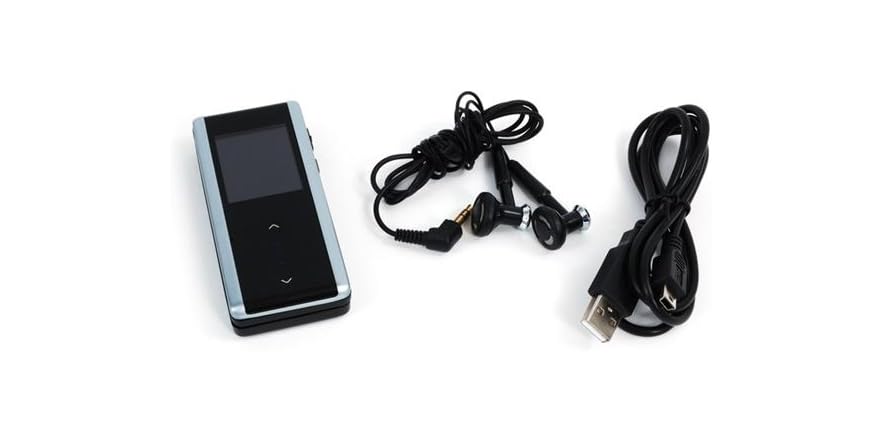 Coby 2GB Media Player with FM Tuner and Slide-Out Speakers