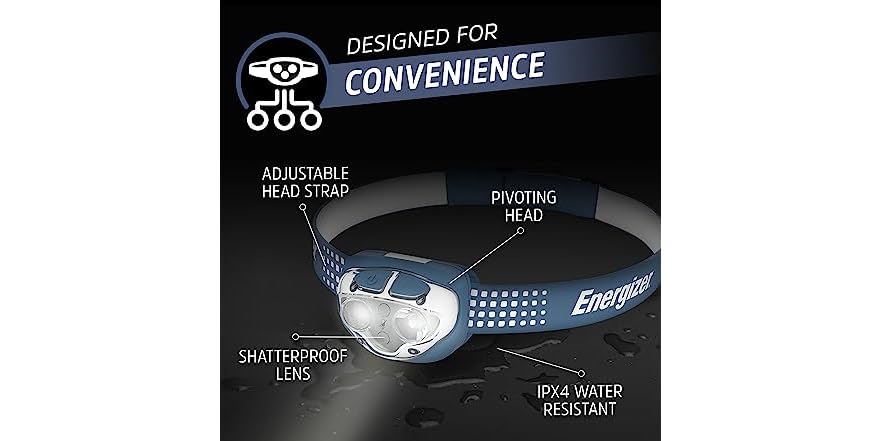 Energizer Headlamp Smart LED with Voice Activation (w/Batteries)