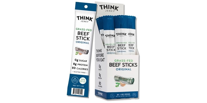 Think Jerky Beef sticks, 20-Sticks