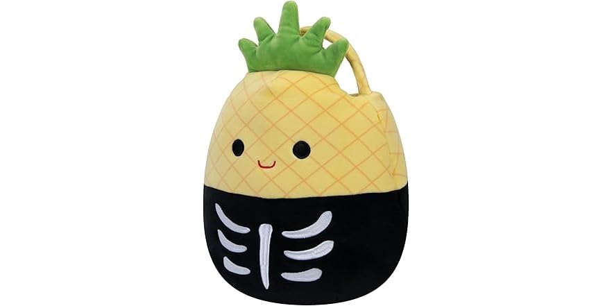 Squishmallows Maui Skeleton Pineapple Treat Pail