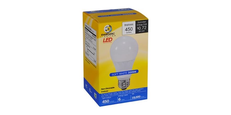 Energetic Lighting LED Bulbs, 6-Pack