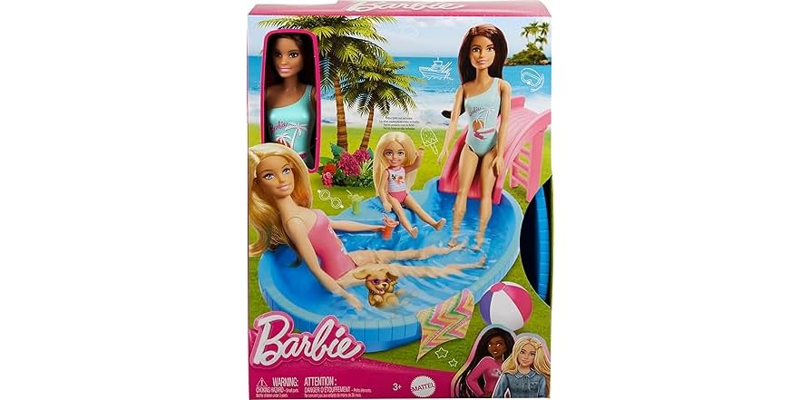 Barbie Doll & Pool Playset