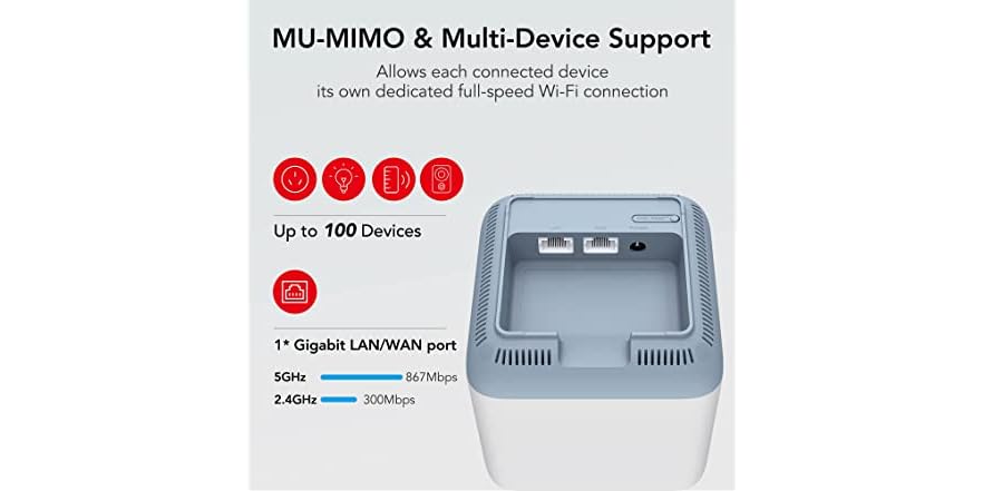 TCL Linkhub Mesh Wifi AC1200 2 or 3-Pack (Open Box)
