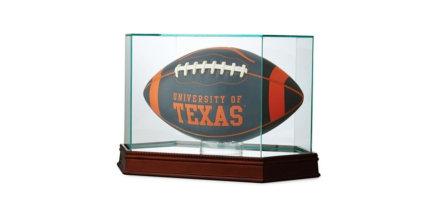 Glass Football Case