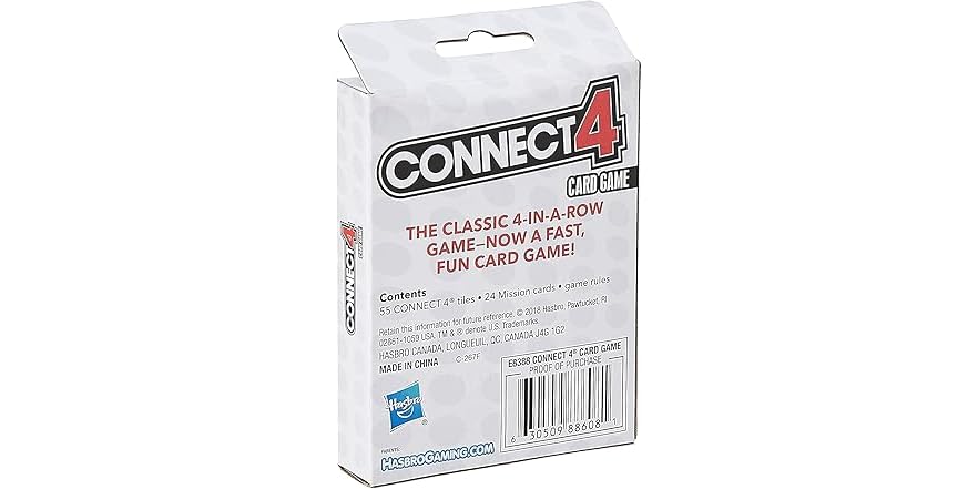 Hasbro Connect 4 Card Game