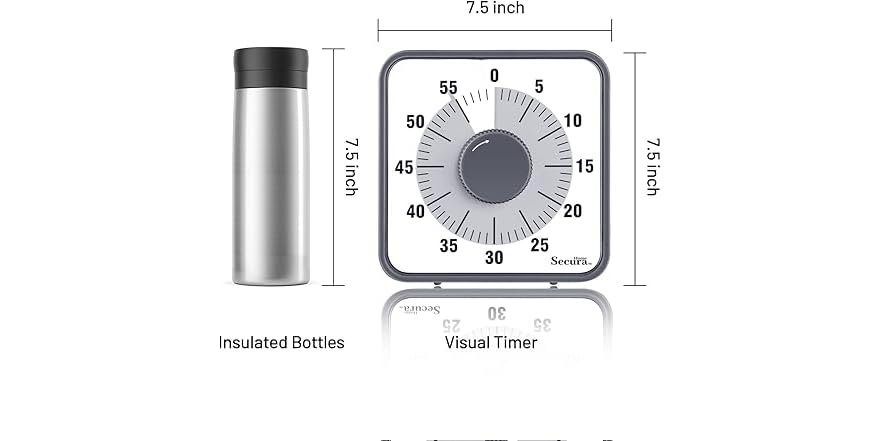 Secura Home 60-Minute Visual Timer- Your Choice