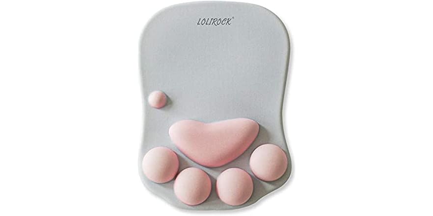 Cat Paw Mouse Pad Gray(10.7×8.0)