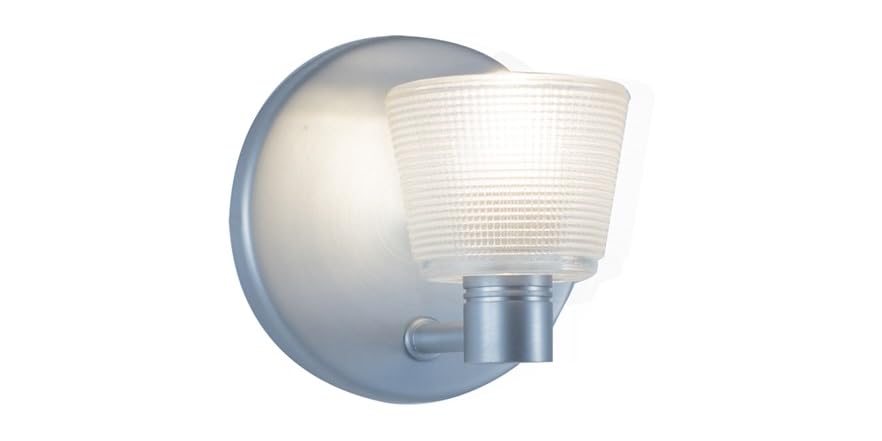 Tiny Grids 1-Light Glass ADA Wall Sconce