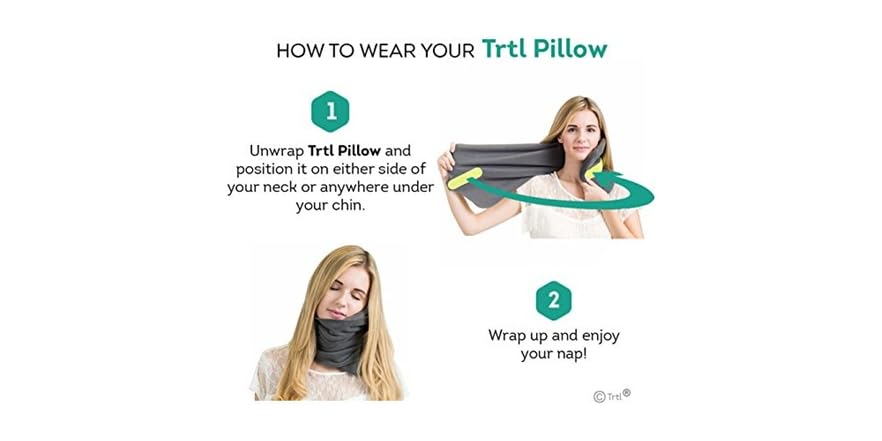 Trtl Pillow Neck Support Travel Pillow