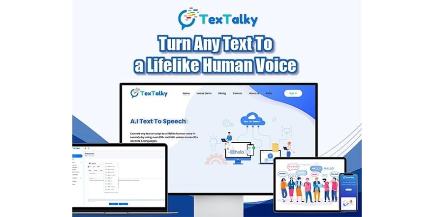 TexTalky AI Text-to-Speech: Lifetime Subscription