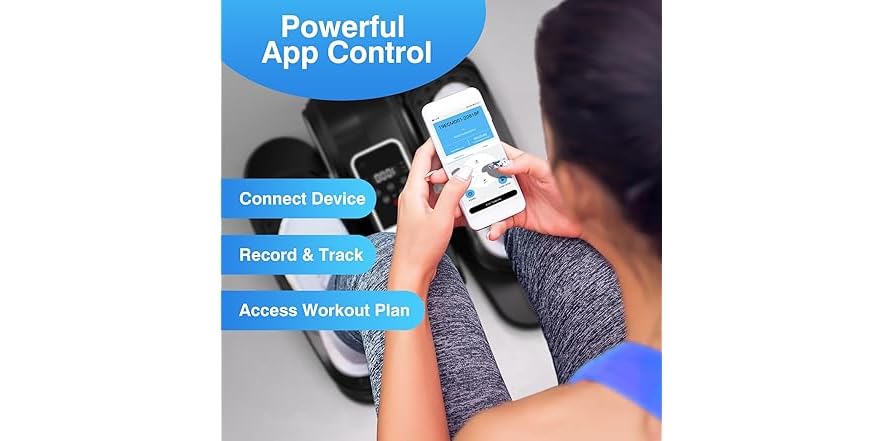 Umitec Under Desk Elliptical Machine with App