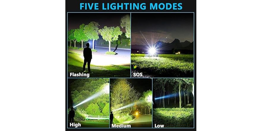amaker LED Rechargeable Headlamp High Lumens