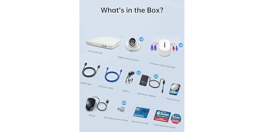 Swann 1080p HD Security Camera System