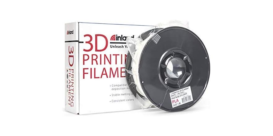 Inland White 3D Printer Filament