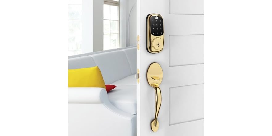 Yale Assure Smart Lock Touchscreen, Brass