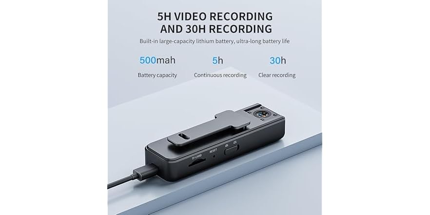 1080P Spy Camera with Swivel Lens