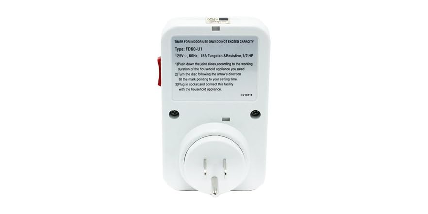 24-Hour Grounded Analog Timer, 2 Pack